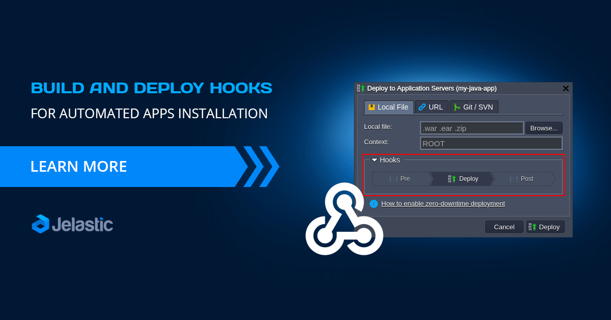 Build and Deploy Hooks in Jelastic PaaS - DOCKTERA