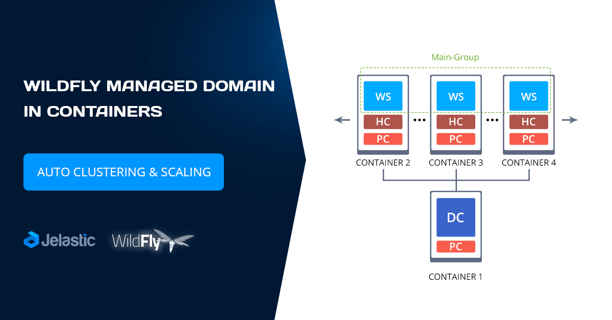 Wildfly Managed Domain In Containers Automatic Micro Clustering And Scaling Docktera